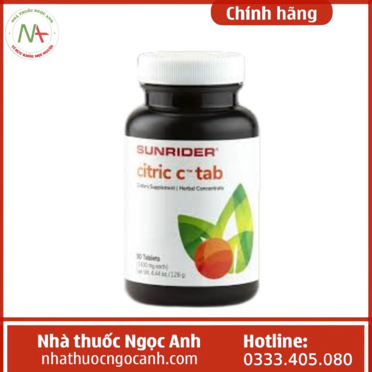 Thuốc Citric C Tab có tác dụng gì, giá bao nhiêu, mua ở đâu?