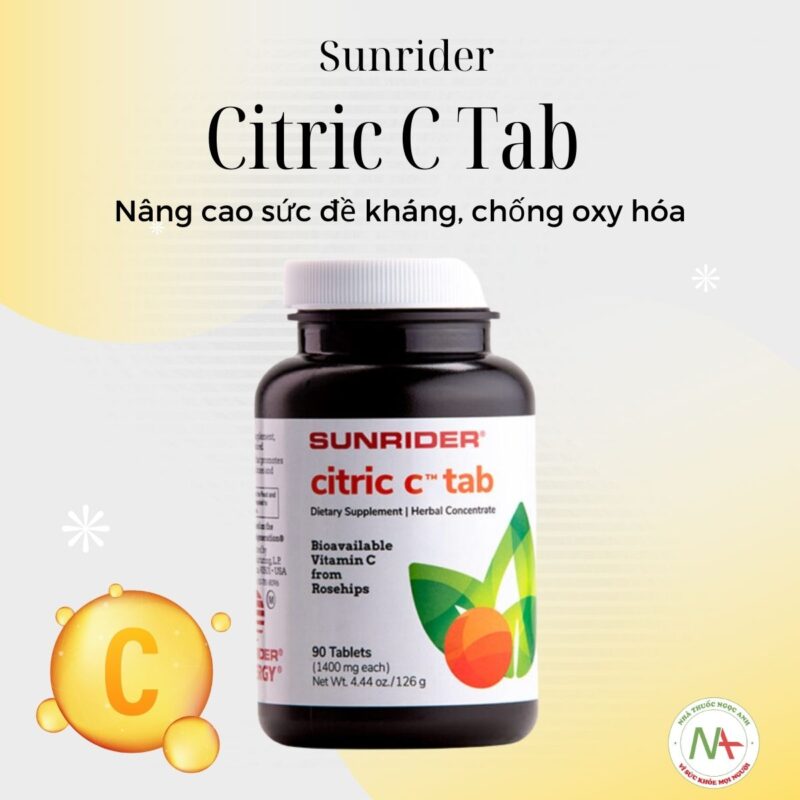 Thuốc Citric C Tab có tác dụng gì, giá bao nhiêu, mua ở đâu?
