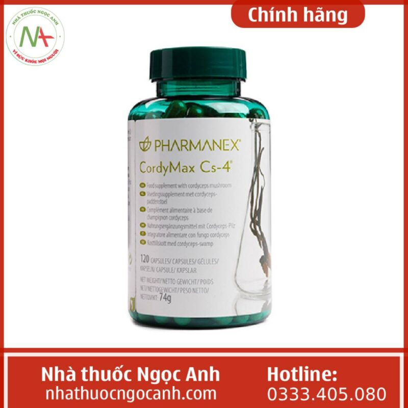 Thuốc CordyMax Cs-4 có tác dụng gì, giá bao nhiêu, mua ở đâu?