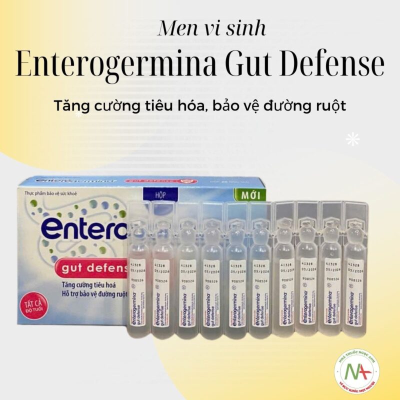 Thuốc Enterogermina Gut Defense có tác dụng gì, mua ở đâu?