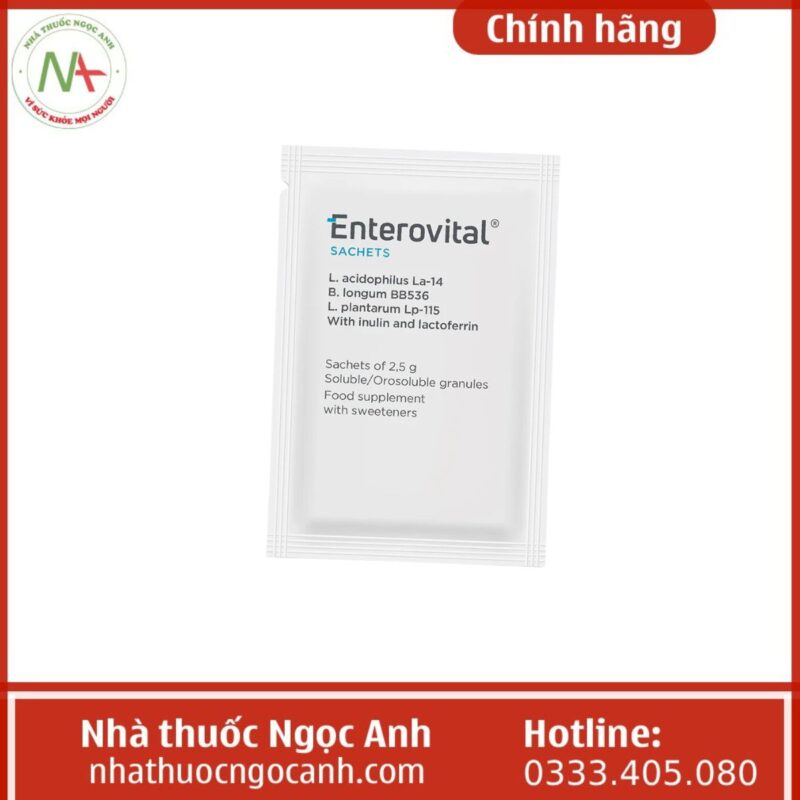 Enterovital có tác dụng gì, có tốt không, giá bao nhiêu, mua ở đâu?