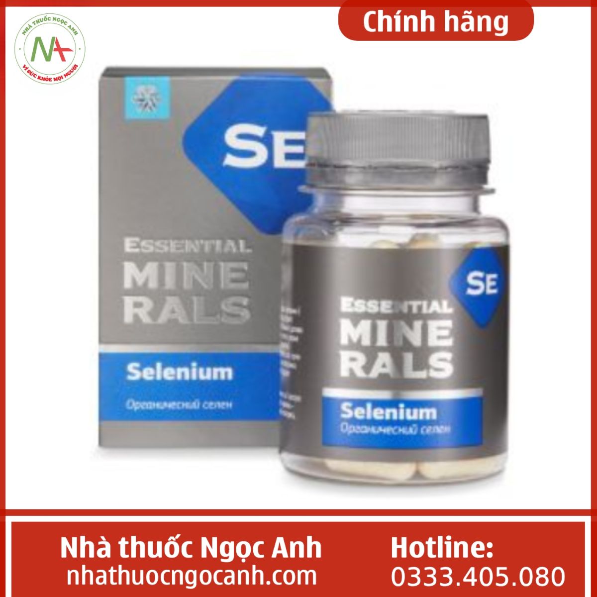 Thuốc Essential Minerals Selenium có tác dụng gì, giá bao nhiêu?