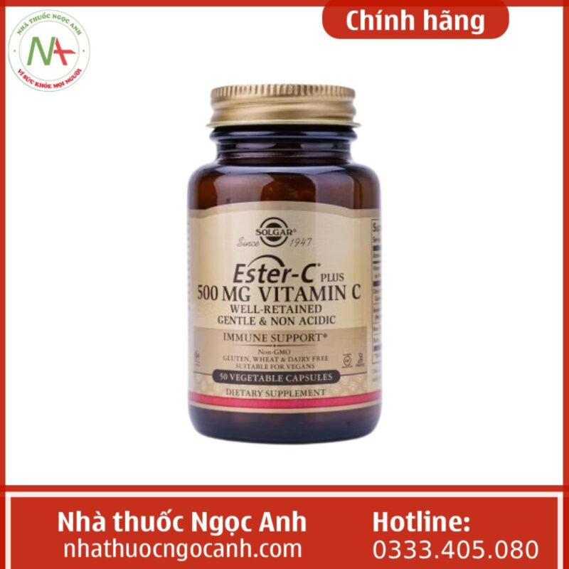 Ester-C Plus 500 MG Vitamin C có tác dụng gì, có tốt không, giá bao nhiêu?