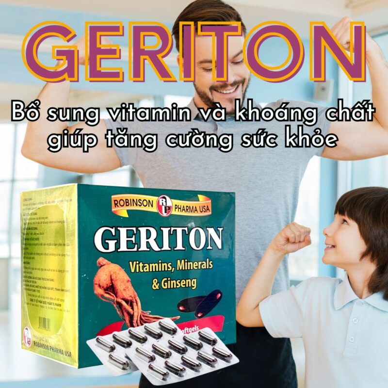 Thuốc Geriton có tác dụng gì, giá bao nhiêu, mua ở đâu?