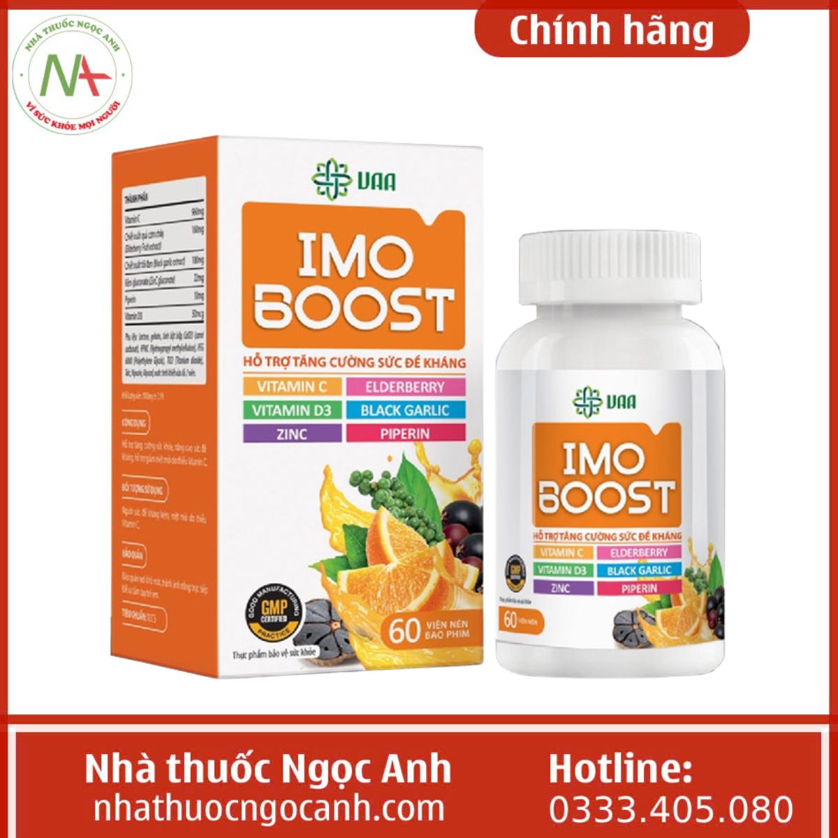 Thuốc Imo Boost có tác dụng gì, giá bao nhiêu, mua ở đâu?