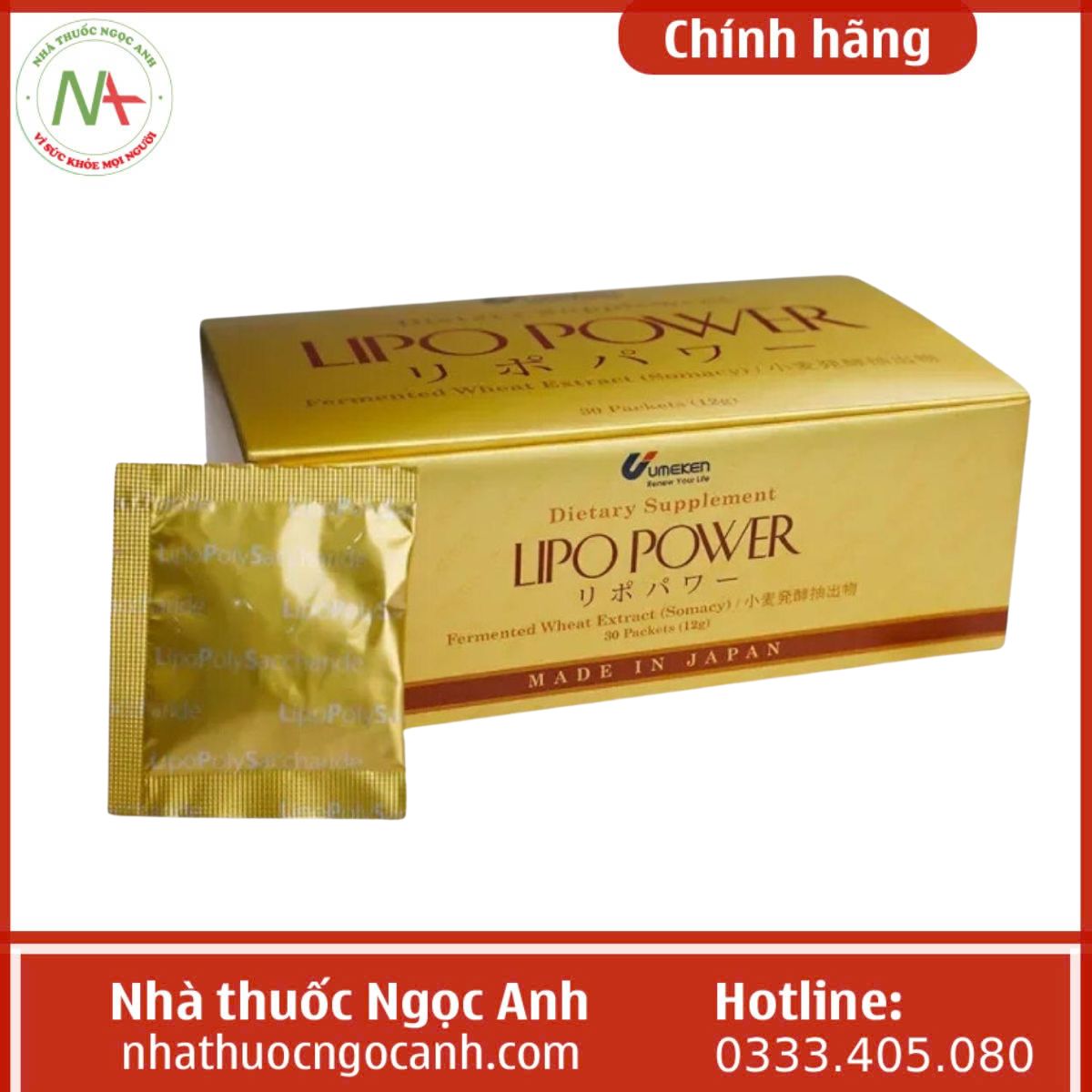 Thuốc Lipo Power có tác dụng gì, giá bao nhiêu, mua ở đâu?