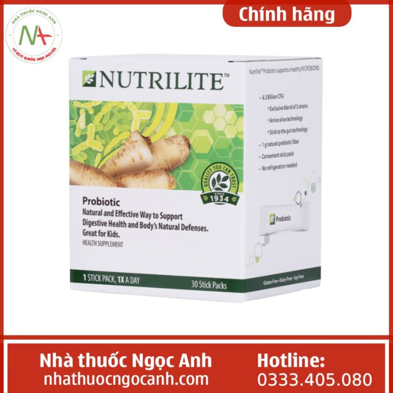 Nutrilite Probiotic có tác dụng gì, giá bao nhiêu, mua ở đâu