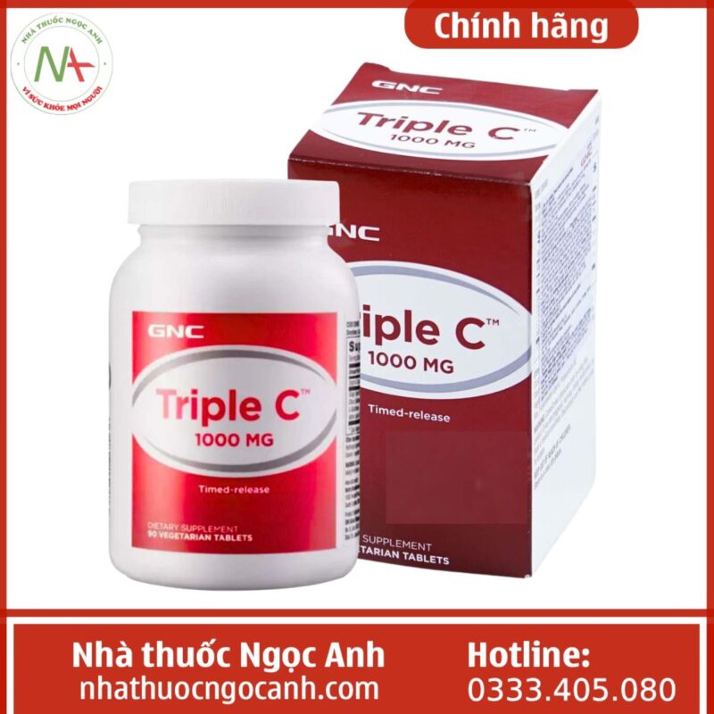 Triple C 1000mg có tác dụng gì, giá bao nhiêu, mua ở đâu