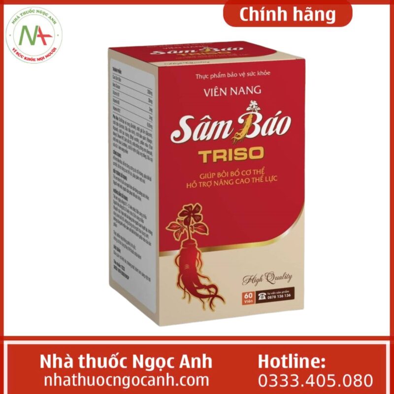 Viên nang Sâm Báo TRISO có tác dụng gì, mua ở đâu?