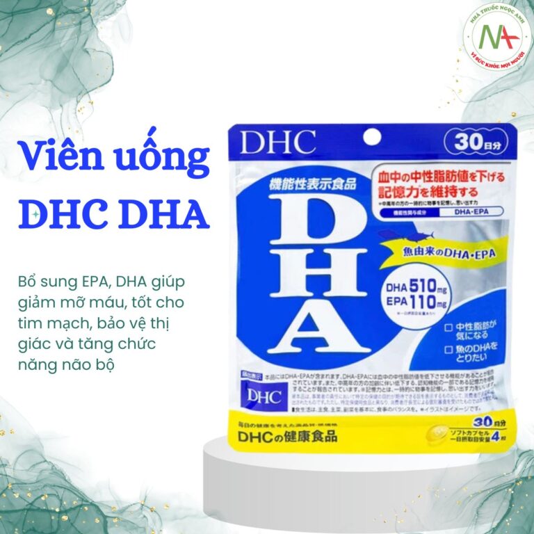 Viên uống DHC DHA của Nhật có dùng cho trẻ em không, có tác dụng gì?