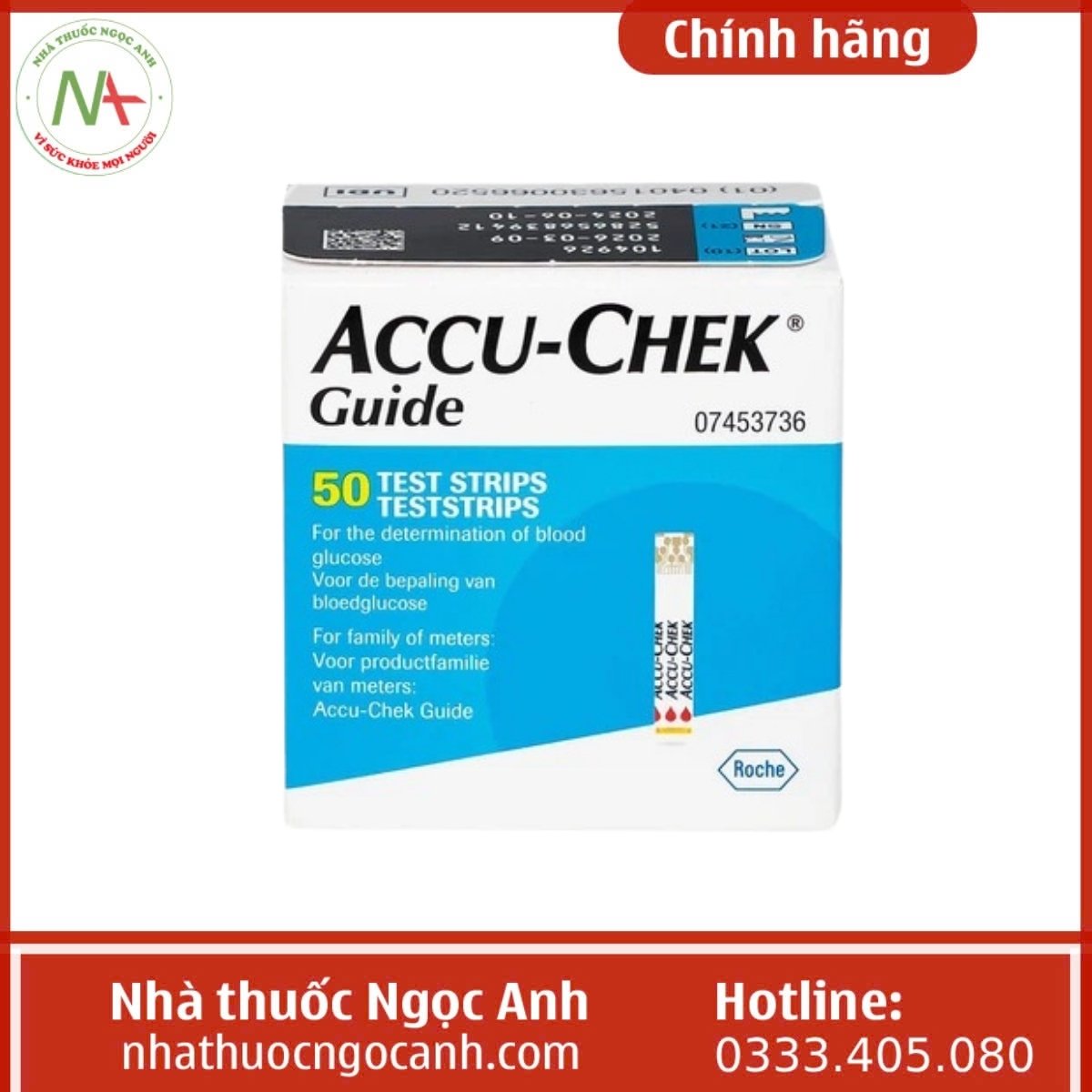 Accu-Chek Guide Test Strips dùng để làm gì, giá bao nhiêu, mua ở đâu?