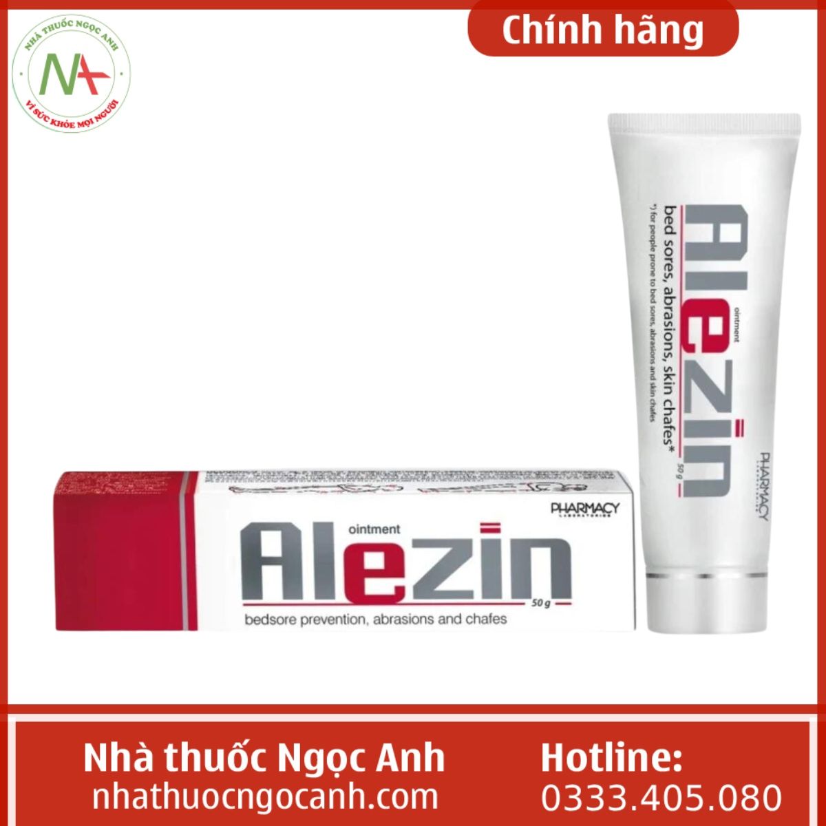 Kem hăm tã Alezin có tác dụng gì, mua ở đâu, giá bao nhiêu?