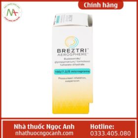 Thuốc hít xịt Breztri aerosphere 160mcg/7.2mcg/5mcg có tác dụng gì?