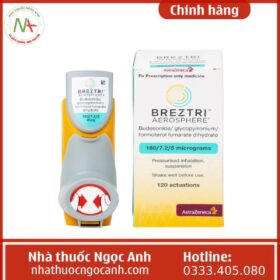Thuốc hít xịt Breztri aerosphere 160mcg/7.2mcg/5mcg có tác dụng gì?