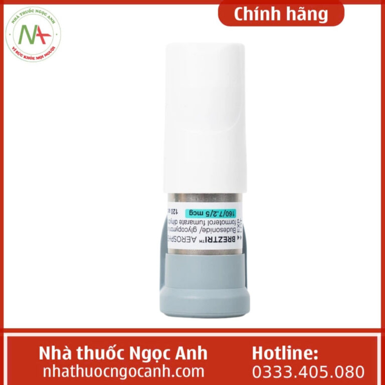 Thuốc hít xịt Breztri aerosphere 160mcg/7.2mcg/5mcg có tác dụng gì?