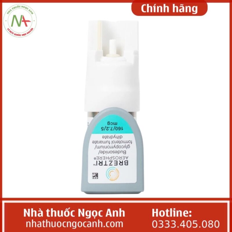Thuốc hít xịt Breztri aerosphere 160mcg/7.2mcg/5mcg có tác dụng gì?