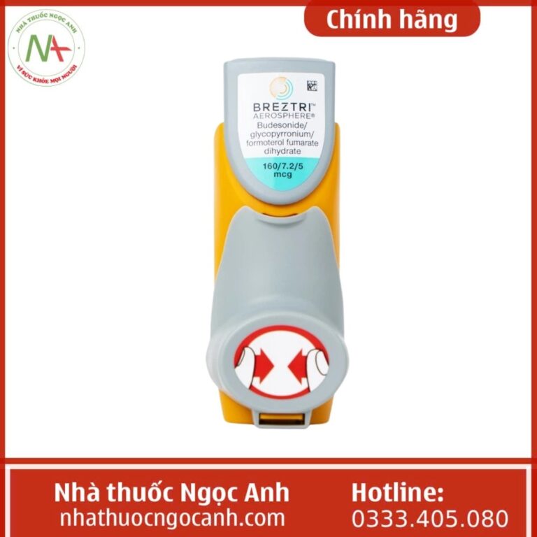 Thuốc hít xịt Breztri aerosphere 160mcg/7.2mcg/5mcg có tác dụng gì?