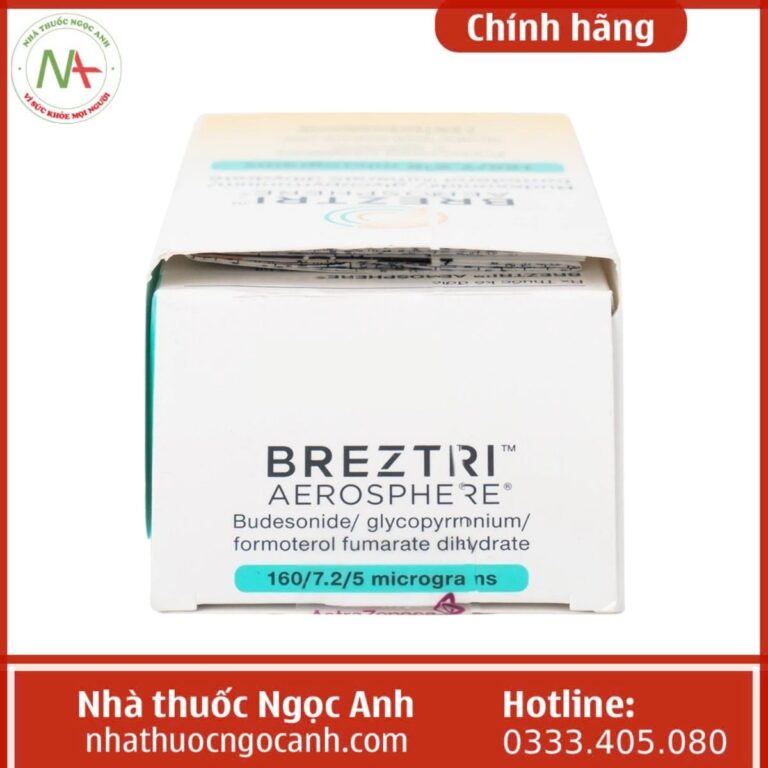 Thuốc hít xịt Breztri aerosphere 160mcg/7.2mcg/5mcg có tác dụng gì?