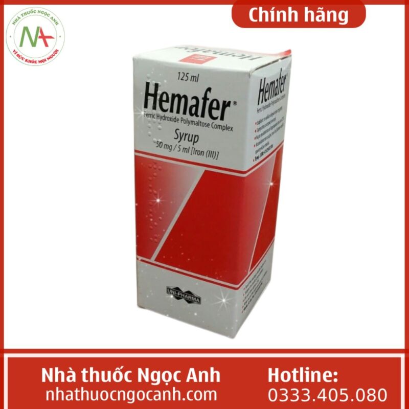 Thuốc Hemafer 125ml có tác dụng gì, giá bao nhiêu, mua ở đâu