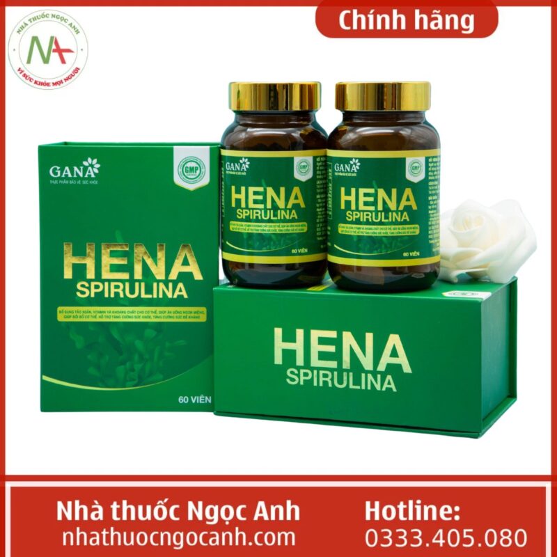 Tảo xoắn Hena Spirulina có tác dụng gì, giá bao nhiêu, mua ở đâu?