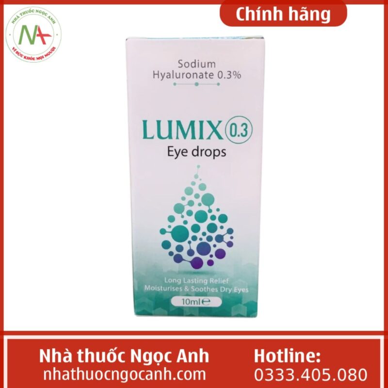Lumix 0.3 Eye Drops (Sodium hyaluronate) mua ở đâu, giá bao nhiêu?
