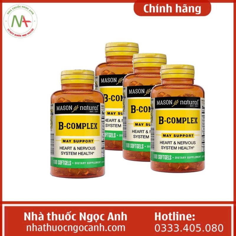 Mason Natural B-Complex có tác dụng gì, mua chính hãng ở đâu?