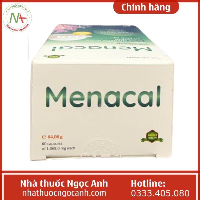 Menacal là sản phẩm gì, tác dụng, mua ở đâu, giá bao nhiêu?