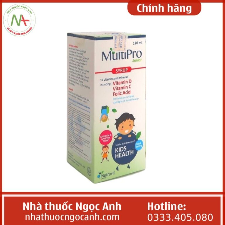 Thuốc Multipro Junior Syrup có tốt không, giá bao nhiêu