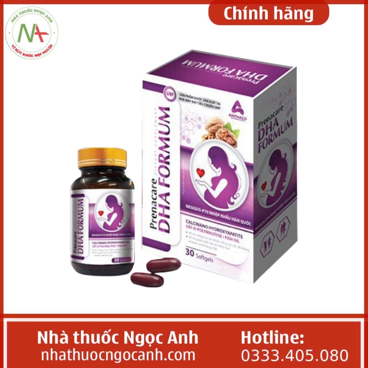 Prenacare DHA Formum có công dụng gì, mua chính hãng ở đâu?