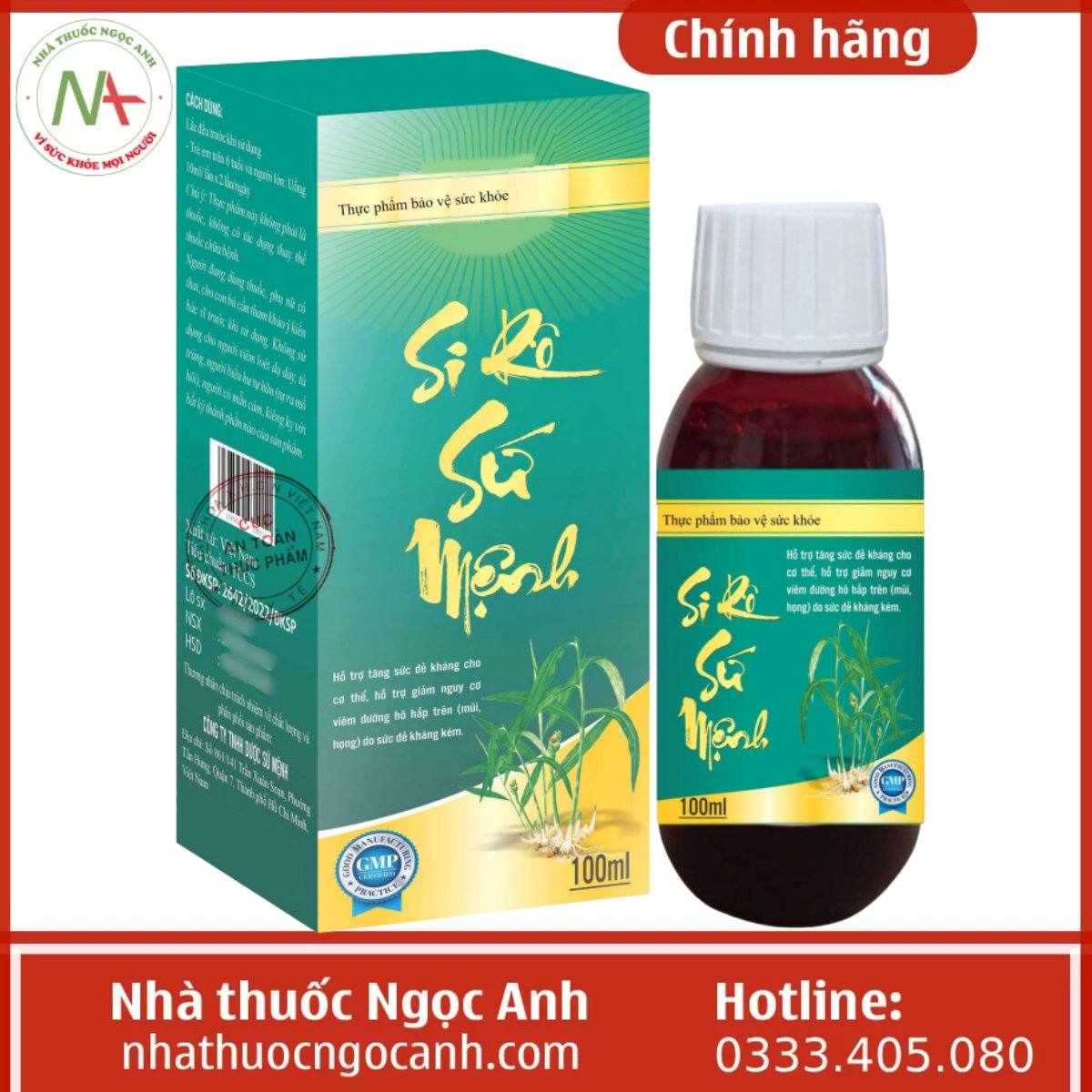 Sirô Sứ Mệnh có tác dụng gì, có tốt không, giá bao nhiêu, mua ở đâu?