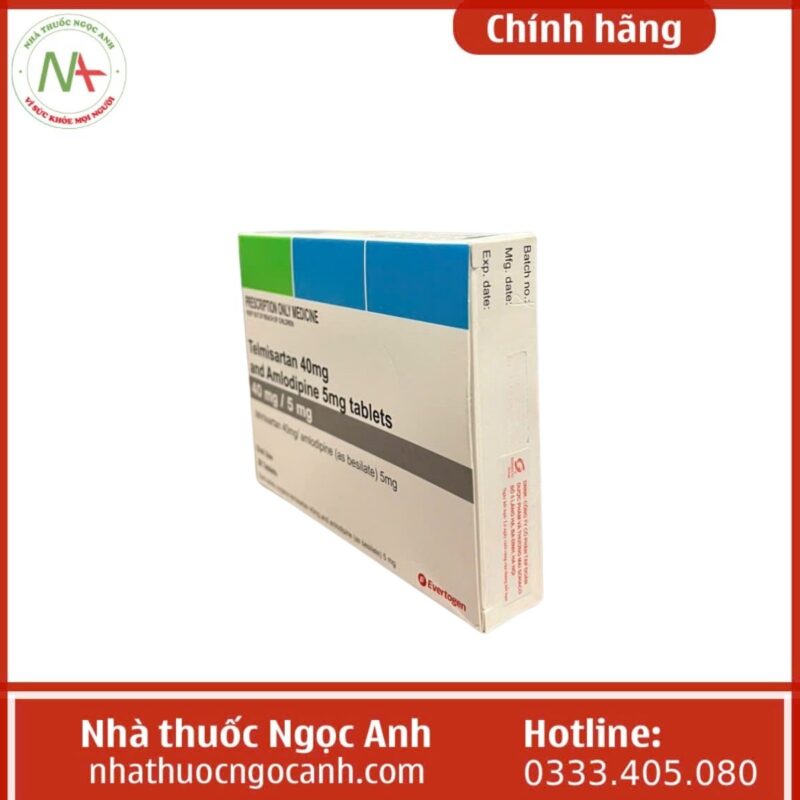 Telmisartan 40mg and Amlodipine 5mg tablets Evertogen có tác dụng gì?