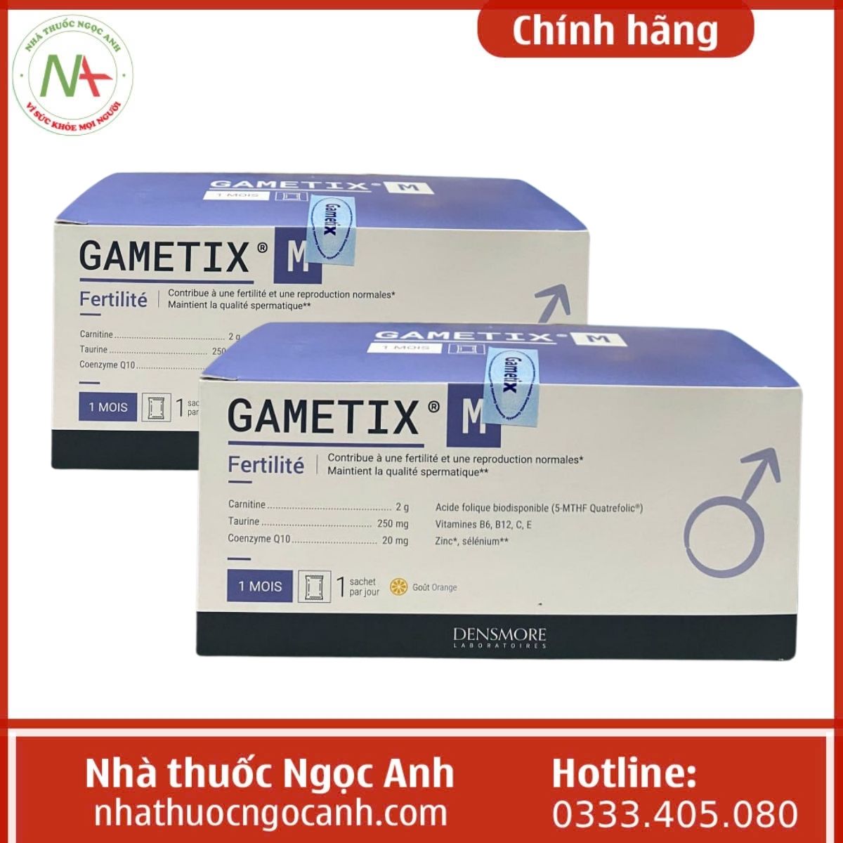 Thuốc Gametix M là thuốc gì, có tác dụng gì, giá bao nhiêu, mua ở đâu