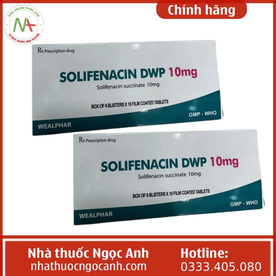 Thuốc Solifenacin DWP 10mg (Solifenacin succinate) có tác dụng gì?