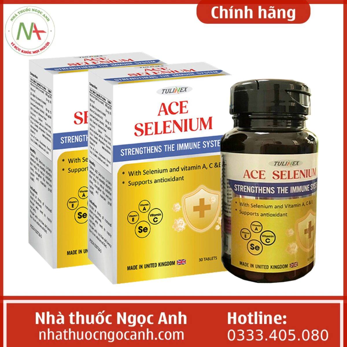 Thuốc Tulinex Ace Selenium có tác dụng gì, giá bao nhiêu, mua ở đâu?