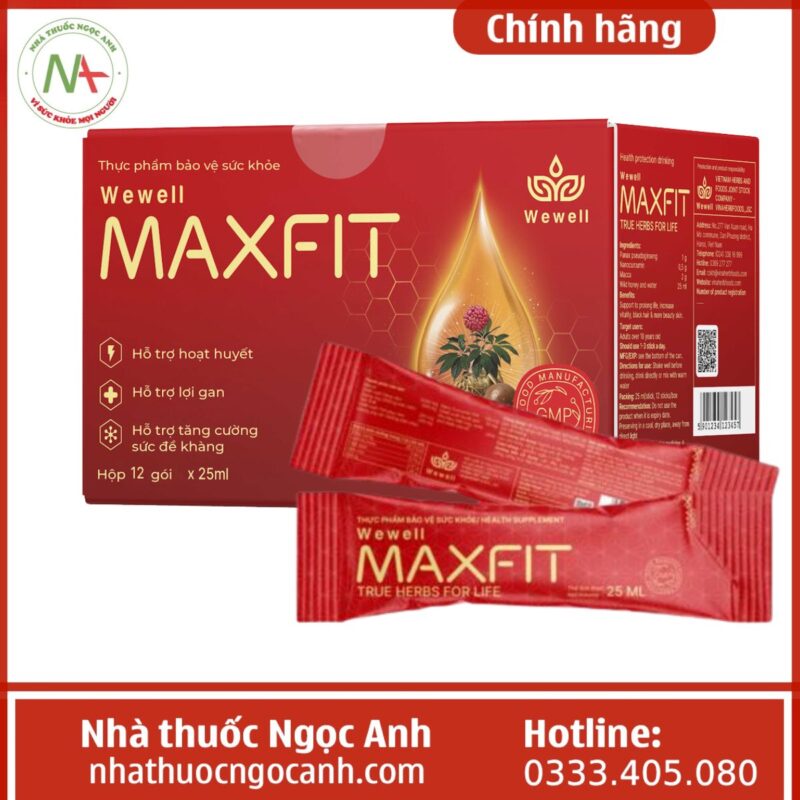 Thuốc Wewell Maxfit có tác dụng gì, giá bao nhiêu, mua ở đâu