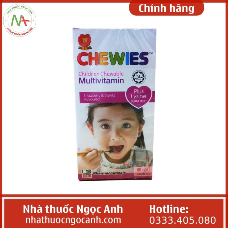 Chewies Multivitamin Plus Lysine có tác dụng gì, có tốt không?