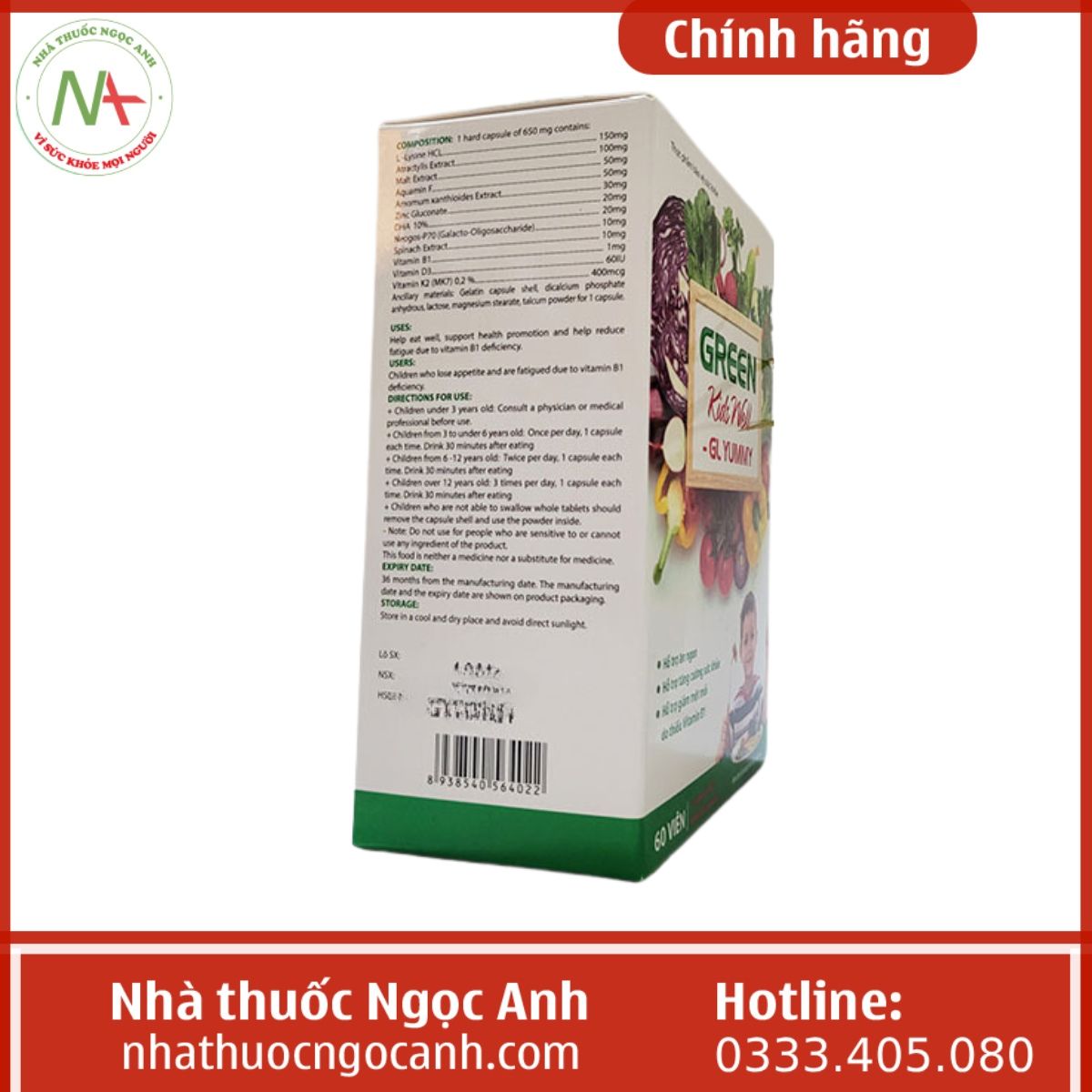 Green Kids Well – GL Yummy có tác dụng gì, có tốt không, giá bao nhiêu?
