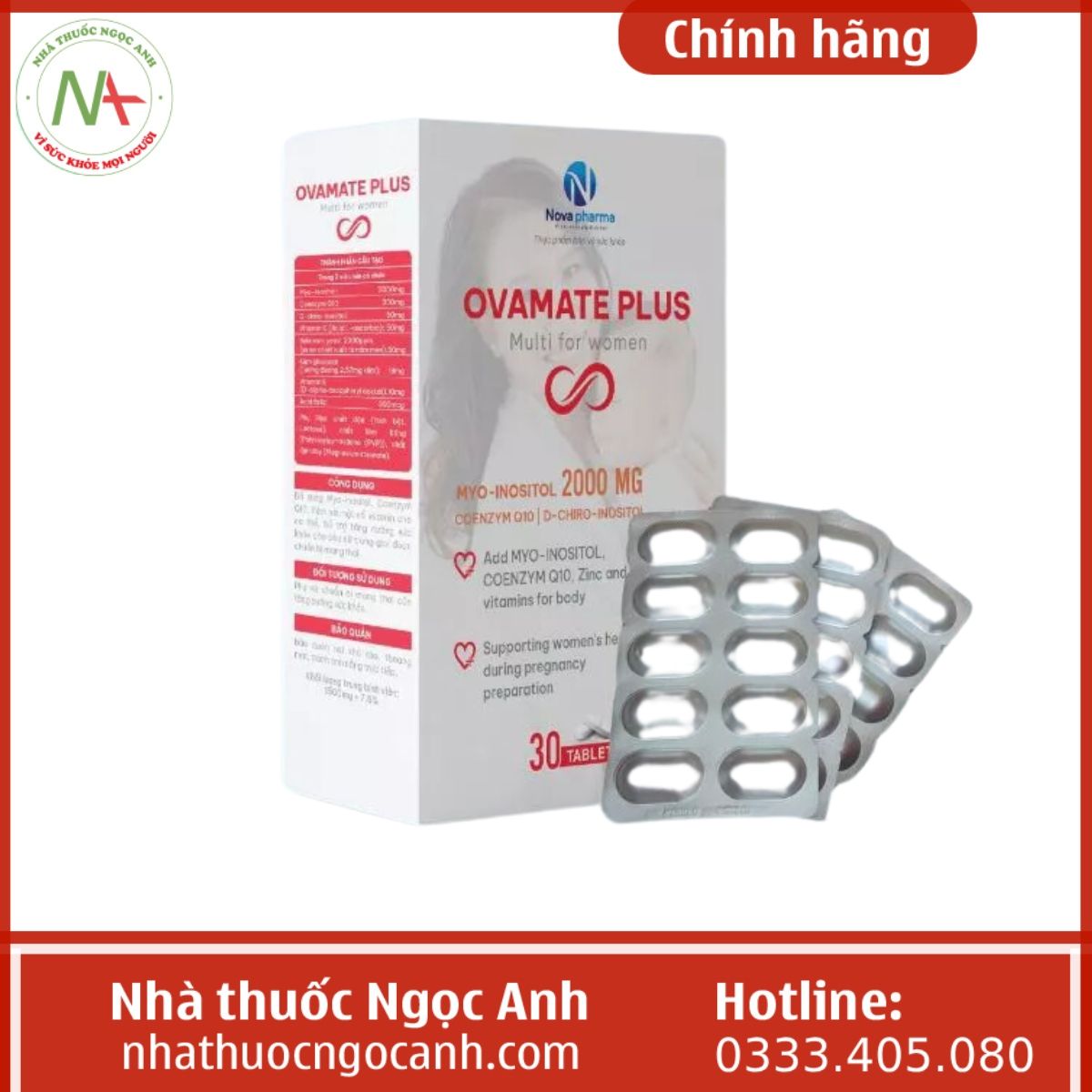 Ovamate Plus có tác dụng gì, có tốt không, giá bao nhiêu, mua ở đâu?