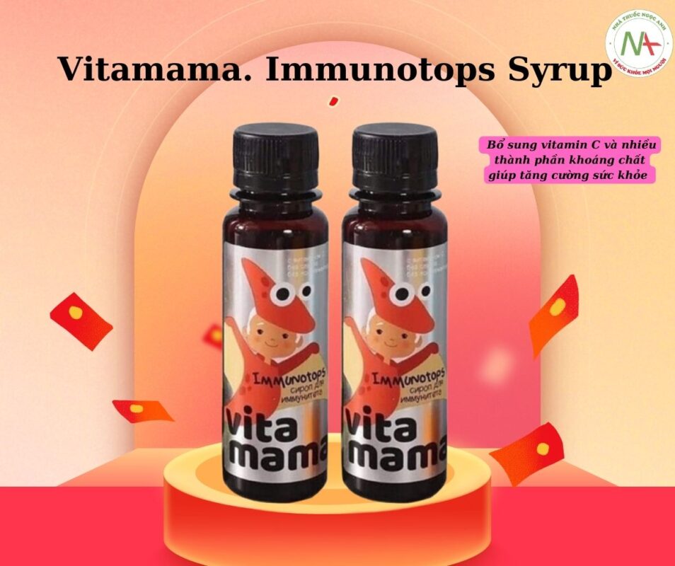 Vitamama. Immunotops Syrup có tác dụng gì, có tốt không, giá bao nhiêu?