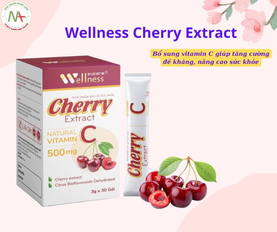 Wellness Cherry Extract có tác dụng gì, có tốt không, giá bao nhiêu?