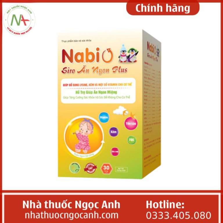 Nabio Siro Ăn ngon Plus có tác dụng gì, giá bao nhiêu?