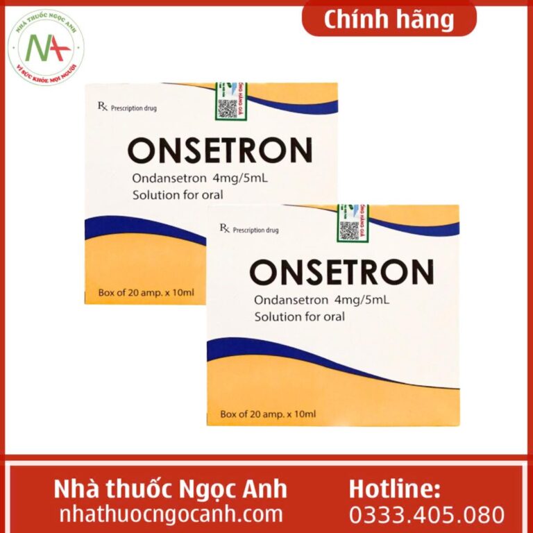 Thuốc Onsetron 4mg/5ml (Ondansetron) là thuốc gì, giá bao nhiêu?