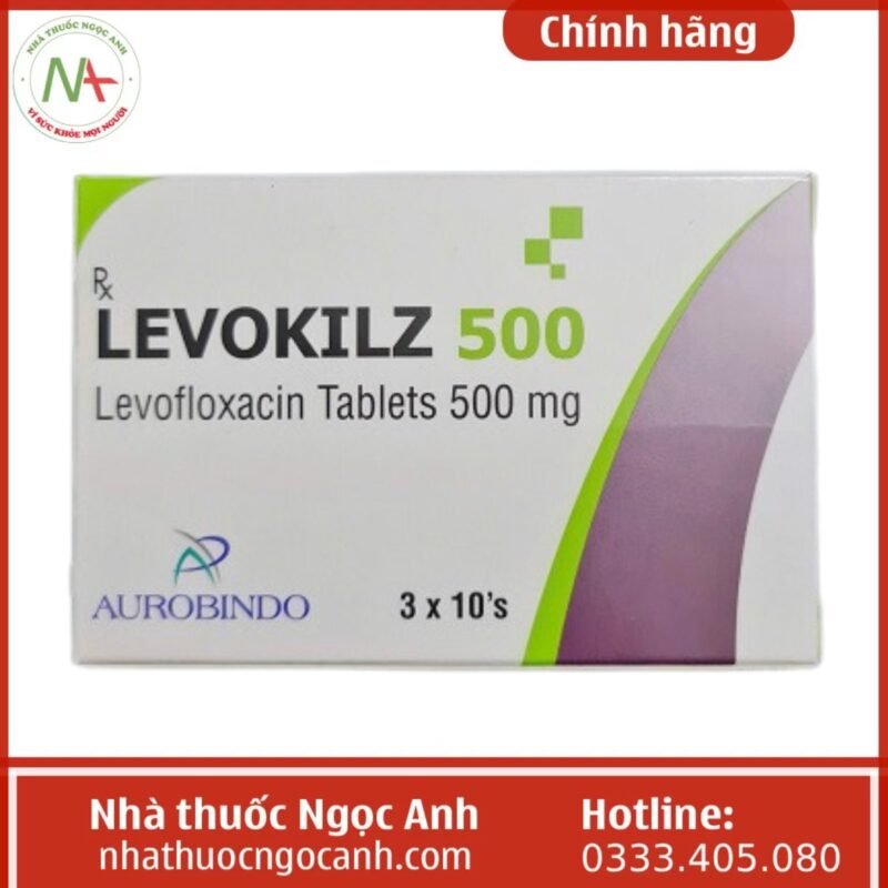 Thuốc Levokilz 500 (Levofloxacin) có tác dụng gì, mua ở đâu?