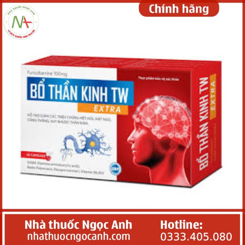 Bổ thần kinh TW Extra Tradiphar có công dụng gì, mua ở đâu?