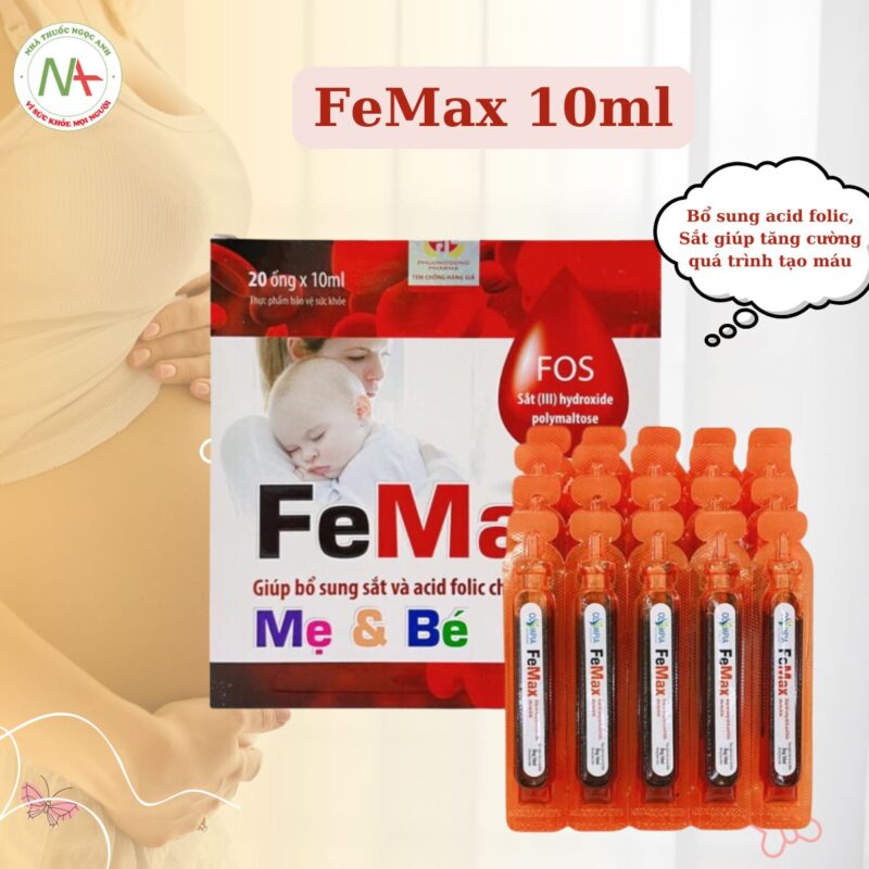 FeMax 10ml Phương Đông Pharma có tác dụng gì, có tốt không, giá bao nhiêu?