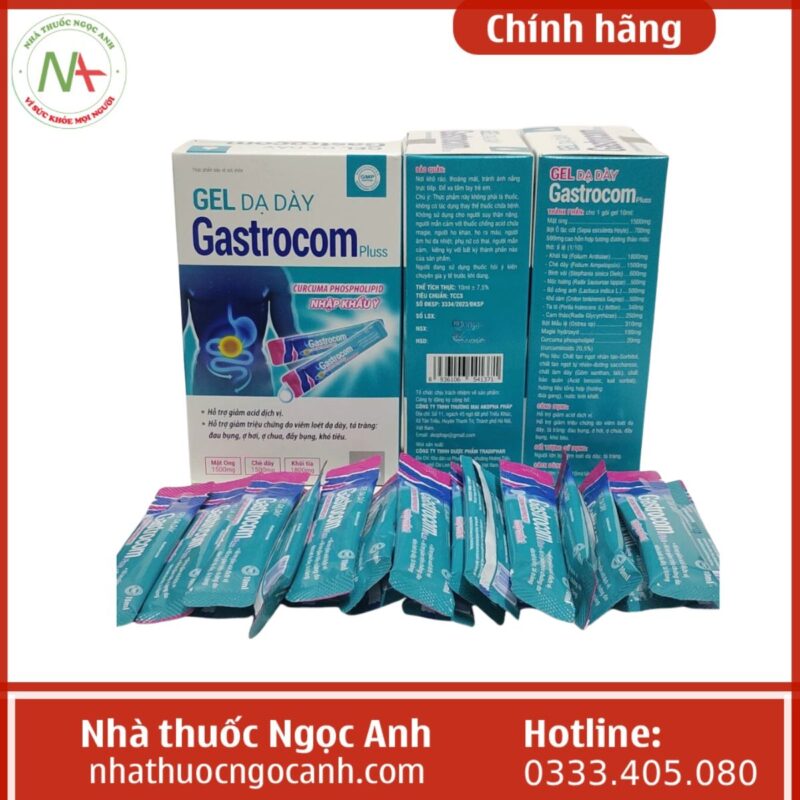 Gel Dạ Dày Gastrocom Pluss có tác dụng gì, có tốt không, giá bao nhiêu?