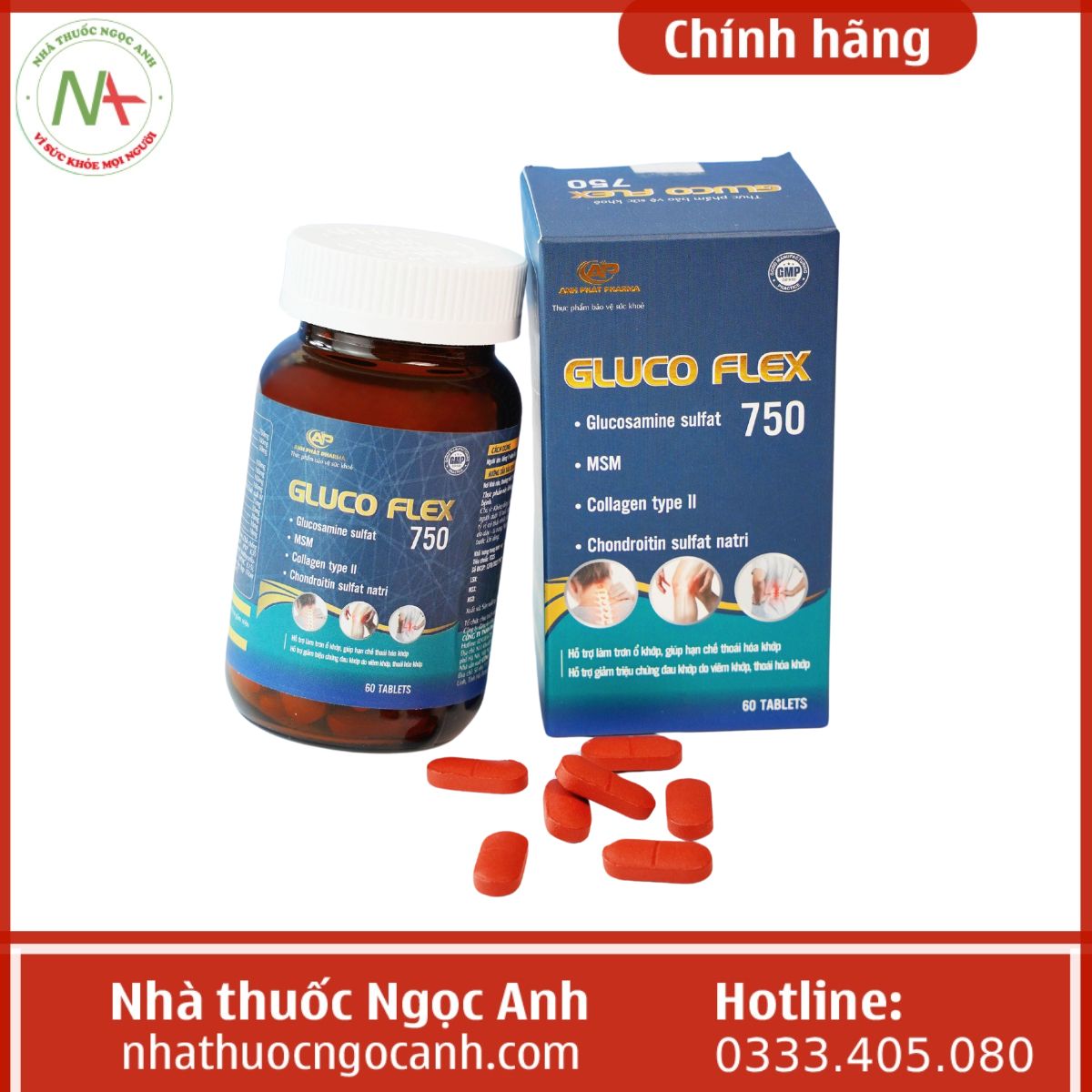 Gluco Flex 750 có tác dụng gì, có tốt không, giá bao nhiêu, mua ở đâu?