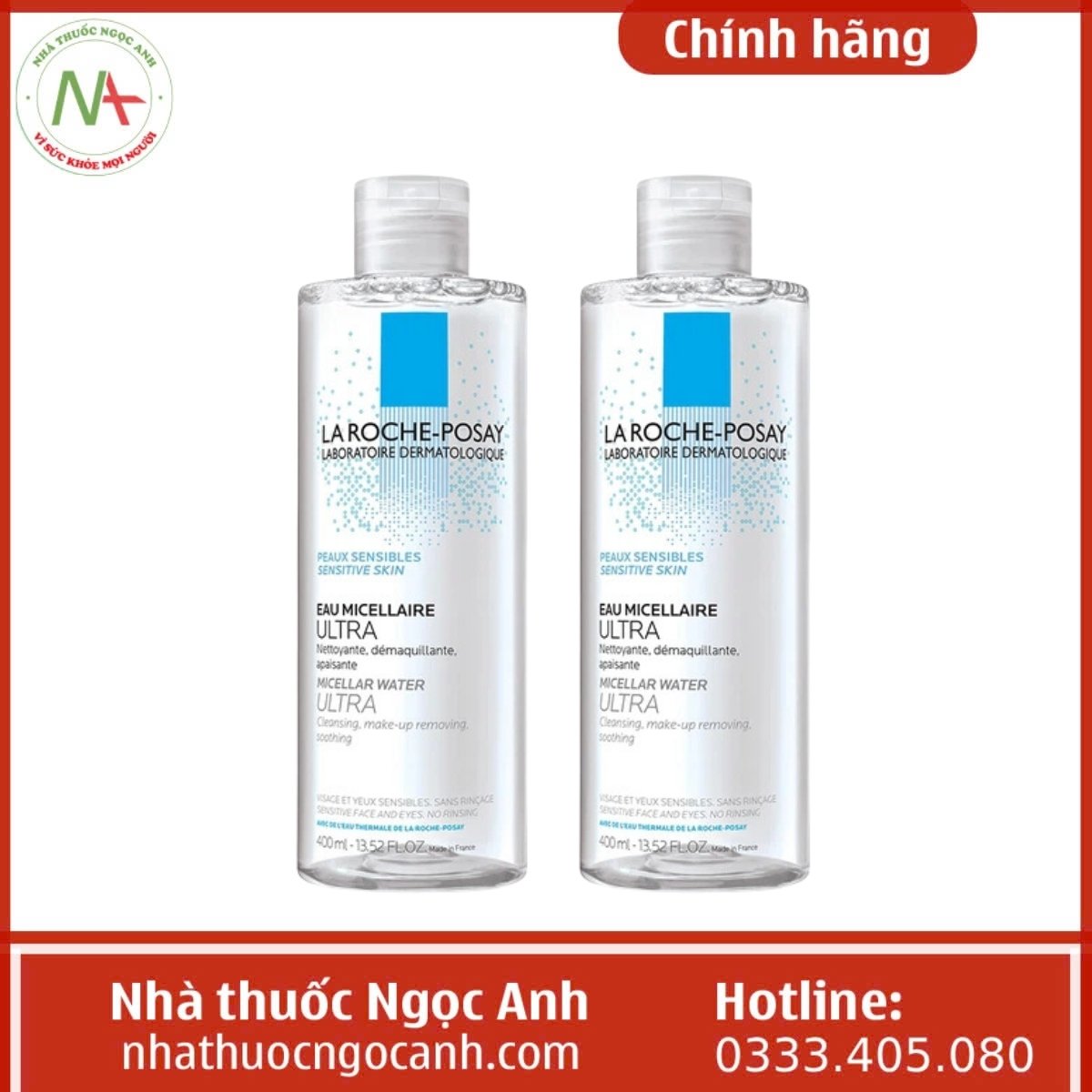 La Roche-Posay Micellar Water Ultra Sensitive Skin có tác dụng gì?