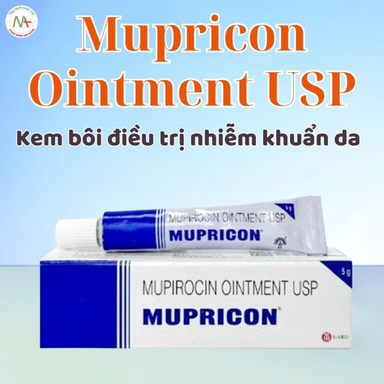 Thuốc Mupricon Ointment USP (Mupirocin 2%) có tác dụng gì?