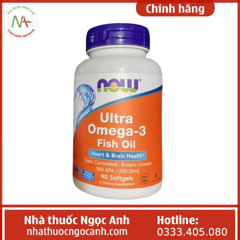 Now Ultra Omega 3 Fish Oil 90 viên có tác dụng gì, mua ở đâu?